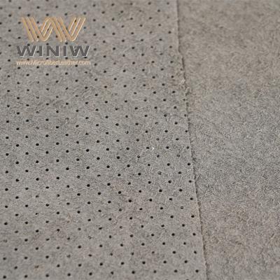 China Perforated Microfiber PU Material Car Interior Cover Leather for sale