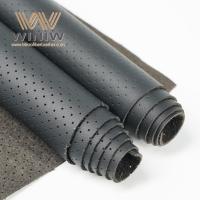 China Black Synthetic Leather Car Upholstery Leather For Seats Cover for sale
