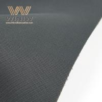 China 1.8mm Black Vegan PU Micro Leather Safety Shoe Upper Material for sale