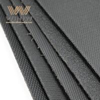 China Black Scratch Resistant Microfiber Leather Safty Shoes Upper Material for sale