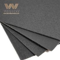 China Black Microfiber Safety Shoe Supper Material PU Leather For Women Men for sale