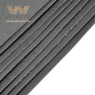 China 2mm Cold Resistant Microfiber PU Leather Faux Safey Shoes Leather for sale