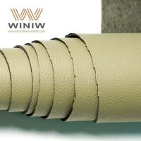 China Beige Micro Fiber Car Interior Upholstery Leather Fabric Material for sale