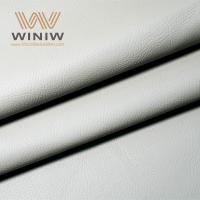 China White Micro Fiber Auto Upholstery Leather Seat Covers Material for sale