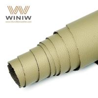 China Beige Micro Artificial PU Material Automotive Interior Cloth for sale