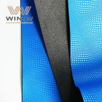 China 1.4mm Scratch Resistant Faux Leather Micro Fiber Shoes Upper Leather for sale