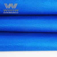 China 0.8mm Micro Fiber Faux PU Leather Fabric Material For Shoes Upper for sale