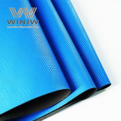 China Folding Resistant Micro Artificial Leather Vegan Leather For Shoes Upper for sale