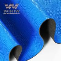 China 1.4mm Micro Faux Vegan PU Leather Shoes Upper Material for sale