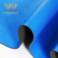 China 1.4mm Micro Faux Vegan PU Leather Shoes Upper Material for sale