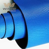 China 1.4mm Fake Leather Upper Fabric Material Micofiber PU Leather For Shoes for sale