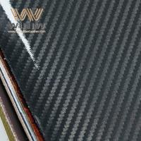China Black Micro Fiber PU Automotive Leather Fabric Upholstery Leather Material for sale