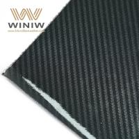 China Black Microfiber PU Material Faux Leather Car Fabric For Upholstery for sale