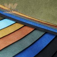 China Artificial Leather Microfiber PU Synthetic Suede Fabric For Sofa Upholstery for sale