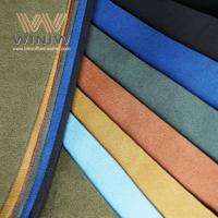 China Artificial Leather Microfiber PU Synthetic Suede Fabric For Sofa Upholstery for sale
