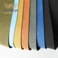 China Premium Micro Suede Leather PU Suede Ultrasuede Fabric Sofa Material for sale