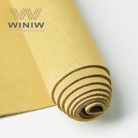 China Yellow Microsuede Alcantara Synthetic Ultrasuede Leather Sofa Covering Material for sale