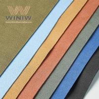 China 1.2mm Micro Fiber PU Suede Leather Ultrasuede Sofa Cover Cloth Material for sale