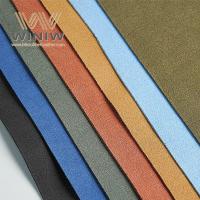 China 1.2mm Micro Fiber PU Suede Leather Ultrasuede Sofa Cover Cloth Material for sale