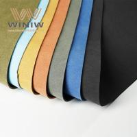 China Colorful Synthetic Microsuede Leather Upholstery Fabric For Sofas for sale