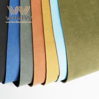 China Colorful Synthetic Microsuede Leather Upholstery Fabric For Sofas for sale