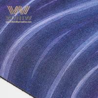 China High End Purple Micro Fiber Leather Vegan Fabric Bags Leather for sale