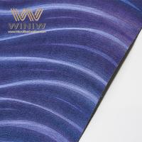 China High End Purple Micro Fiber Leather Vegan Fabric Bags Leather for sale