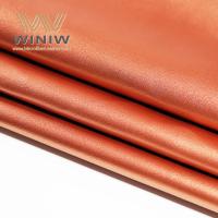 China Stylish Microfiber PU Coated Synthetic Leather Bags Leather Fabric for sale