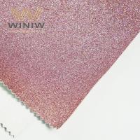 China Microfiber Glitter Series Imitation Leather Upper Material For Bags for sale