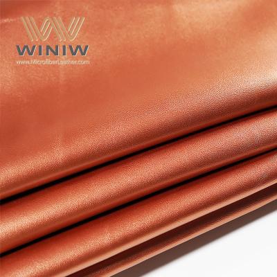 China 0.6mm Smooth Micro PU Leather Fabric Material Hand Bags Leather for sale
