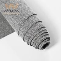 China 0.6mm Grey Micro Fiber Suede Fabric Material Ultra Suede Leather For Gloves for sale