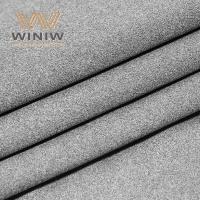 China 0.6mm Grey Micro Fiber Suede Fabric Material Ultra Suede Leather For Gloves for sale