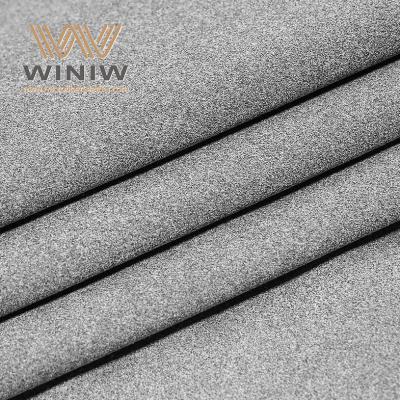China 0.6mm Grey Micro Fiber Suede Fabric Material Ultra Suede Leather For Gloves for sale