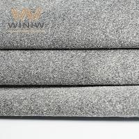 China Grey Micro Suede Alcantara Fabric Synthetic Ultra Suede Leather Gloves Making Material for sale