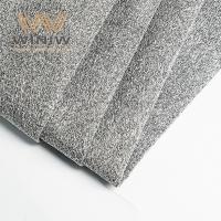 China Grey Micro Suede Alcantara Fabric Synthetic Ultra Suede Leather Gloves Making Material for sale