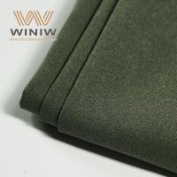 China Green Color Micro Vegan Suede Leather Synthetic Suede Ultra Suede Fabric For Gloves for sale