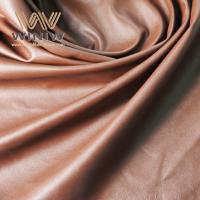China DMF Free Micro Fiber PU Material Artificial Imitation Leather For Garments for sale
