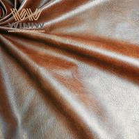 China Eco Friendly Artificial Faux Leather Fabric Microfiber Leather Material For Garments for sale