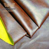 China Anti Bacterial Microfiber Imitation Leather PU Coated Fabric Garments Leather for sale