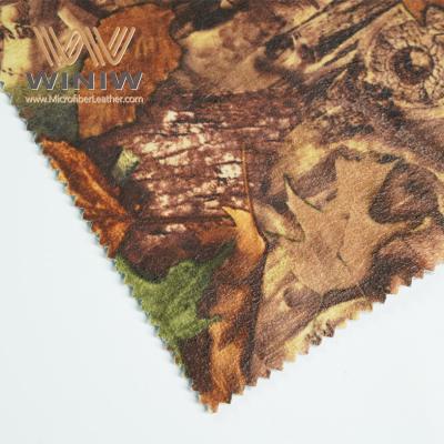 China Wear Resistant Micro Fiber Cloth Fabric Faux PU Leather For Sofa for sale