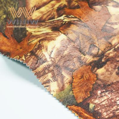 China Comfortable Artificial Leather Microfiber PU Synthetic Fabric For Sofa Upholstery for sale