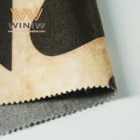 China 1.2mm White And Black Micro Vegan Leather Faux Synthetic Leather For Sofas for sale