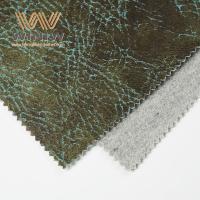 China Wear Resistant Micro PU Leather Artificial Vegan Fabric For Sofa Upholstery for sale