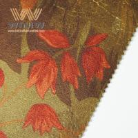 China Best Micro PU Leather Faux Fabric Material For Sofa Covers for sale