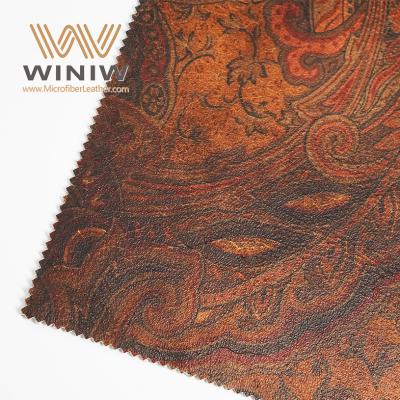 China Scratch Resistant Micro Fiber Vegan Fabric Synthetic Leather Sofa Material for sale