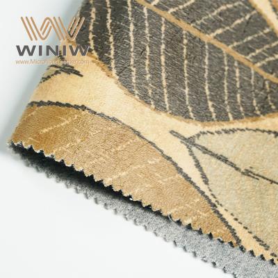 China Abrasion Resistant Micro Fiber Vegan Leather Ultra Sofas Leather Fabric Material for sale
