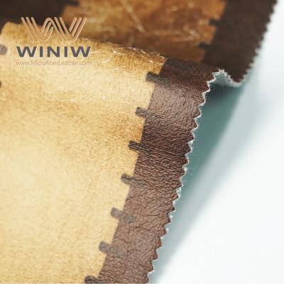China 1.2mm Micro Fiber Faux Leather Vegan Furniture Fabric Sofas Making Leather for sale