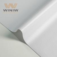China Top Quality White Pu Microfiber Vegan Leather Football Synthetic Leather for sale