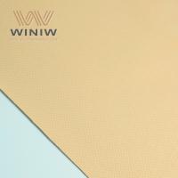 China Light Weight Micro Fiber Vegan Leather PU Soccer Leather Fabrics Material for sale