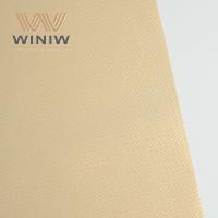 China Light Weight Micro Fiber Vegan Leather PU Soccer Leather Fabrics Material for sale